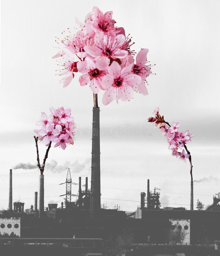 Environmental Problems, Air Pollution. Human and Eco. Contemporary Art ...