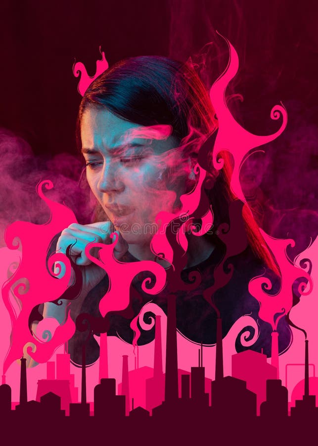 Environmental Problems, Air Pollution. Human and Eco. Contemporary Art ...