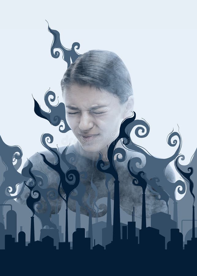 Environmental Problems, Air Pollution. Human and Eco. Contemporary Art ...