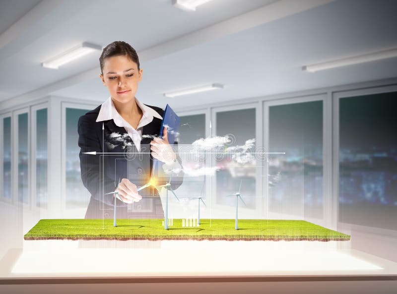 Environmental Problems and High-tech Innovations Stock Photo - Image of ...