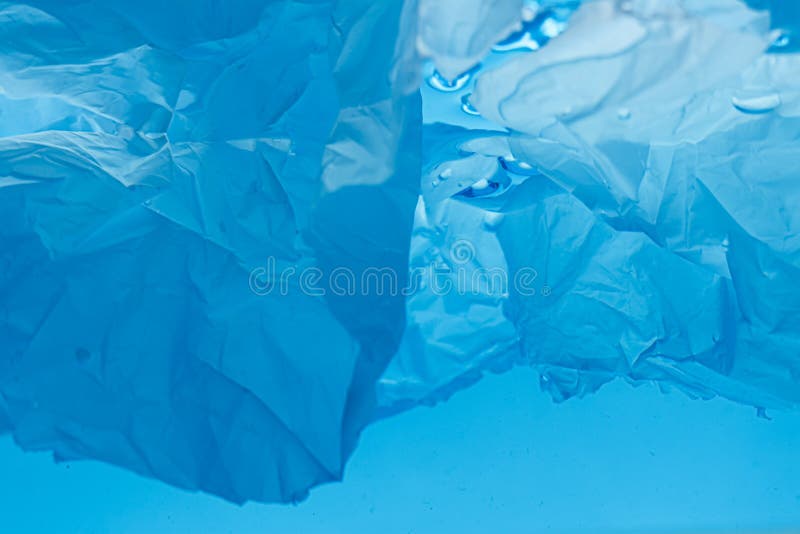 Environmental Problems of Plastic Pollution in Ocean Stock Photo ...