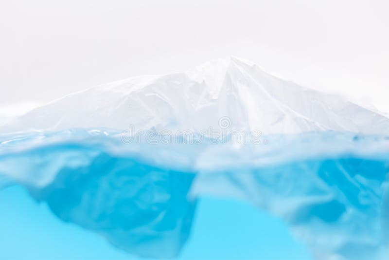 Environmental Problems of Plastic Pollution in Ocean Stock Photo ...