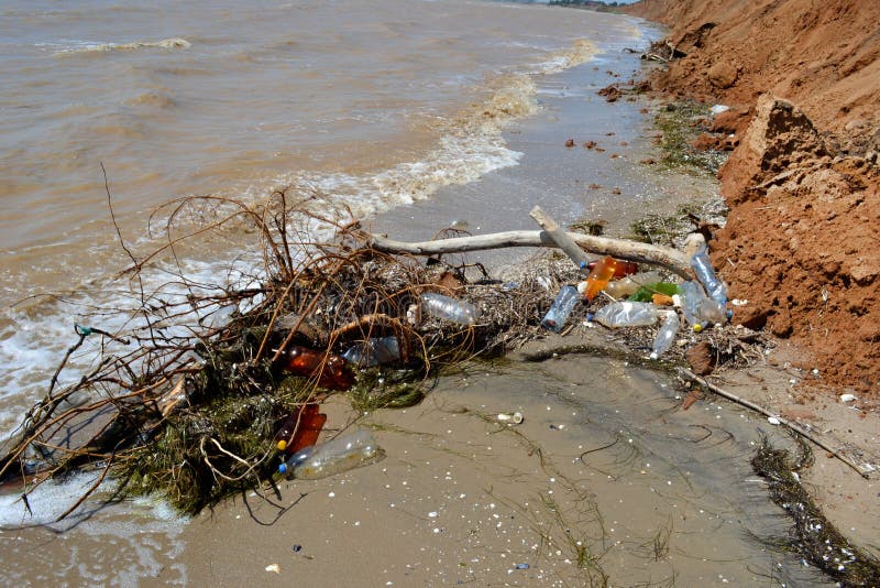 Environmental Problems in the Sea and Ocean Stock Photo - Image of ...