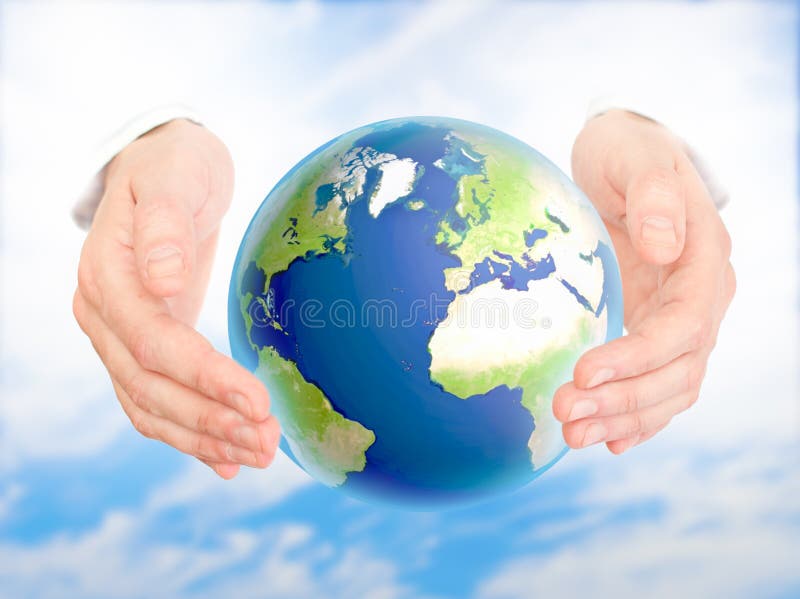 Green Care and Environmental Protection Stock Vector - Illustration of ...