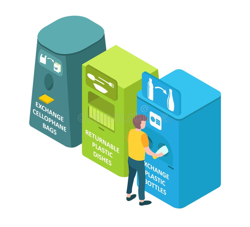 Waste Sorting Infographics Vector Illustration Stock Vector ...
