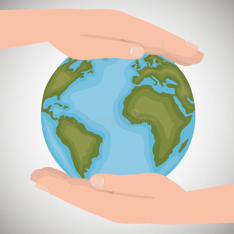 Environmental Protection Save the World Stock Illustration ...