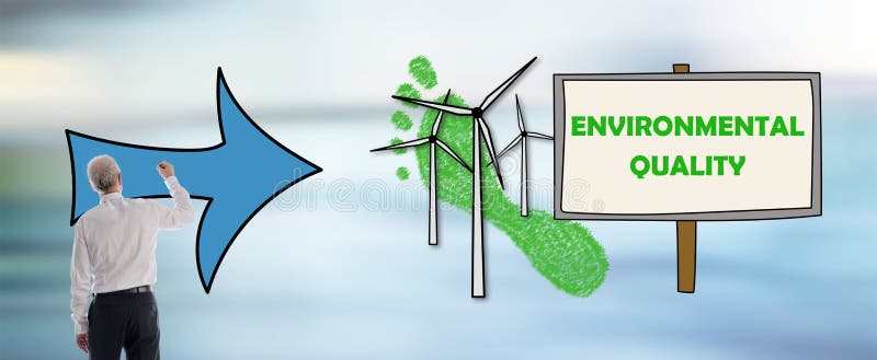 Environmental Quality Assessment RGB Color Icon Stock Vector ...