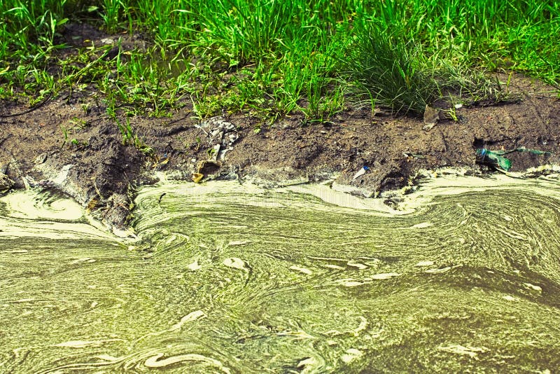 Environmental and Rain Water Pollution Stock Photo - Image of garbage ...