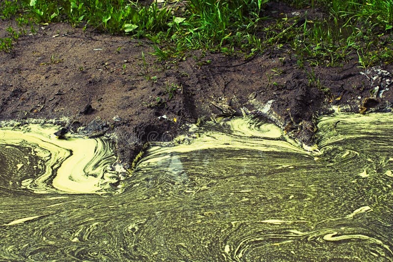 Environmental and Rain Water Pollution Stock Image - Image of ...