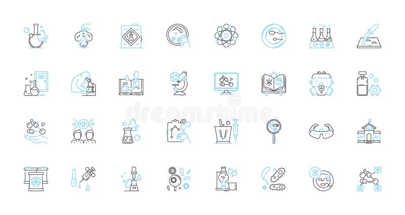 Environmental Science Linear Icons Set. Sustainability, Ecosystem ...