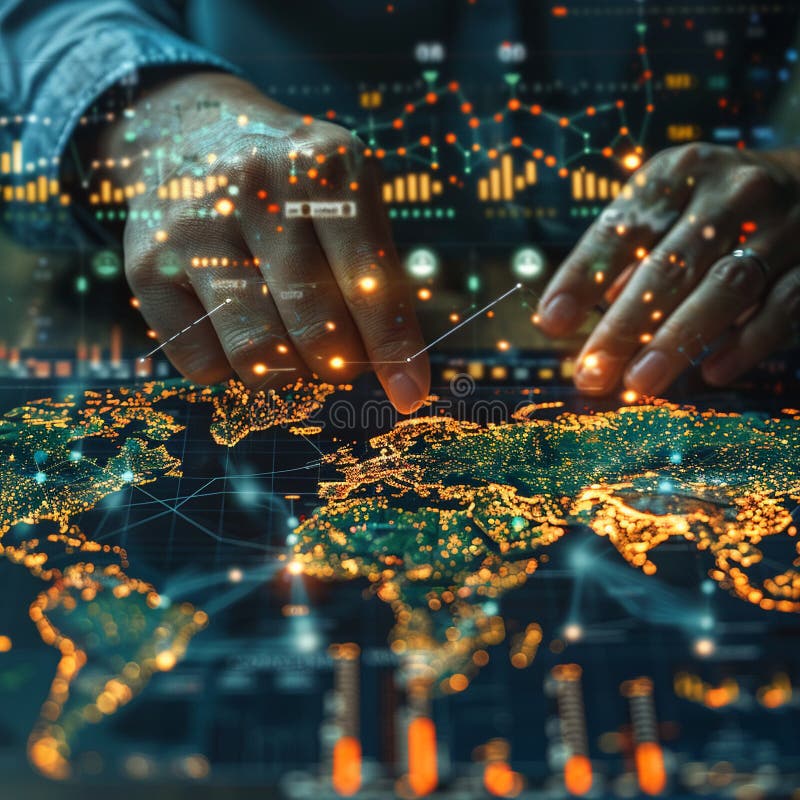 Environmental Scientist Monitoring Climate Data Stock Photo - Image of ...