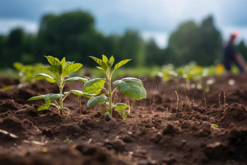 Environmental Stewardship a Tree Being Planted To Contribute To Climate ...
