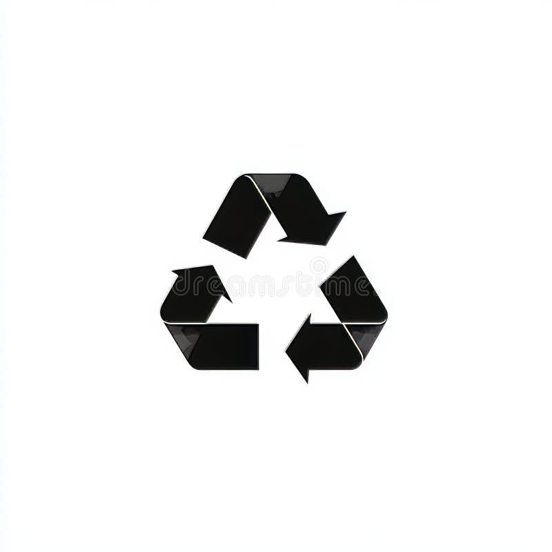 Environmental Sustainability is Promoted by a Recycling Symbol that ...