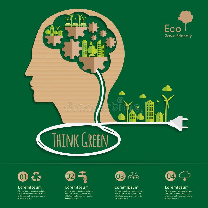 Environmental Systems Thinker. Stock Vector - Illustration of energy ...