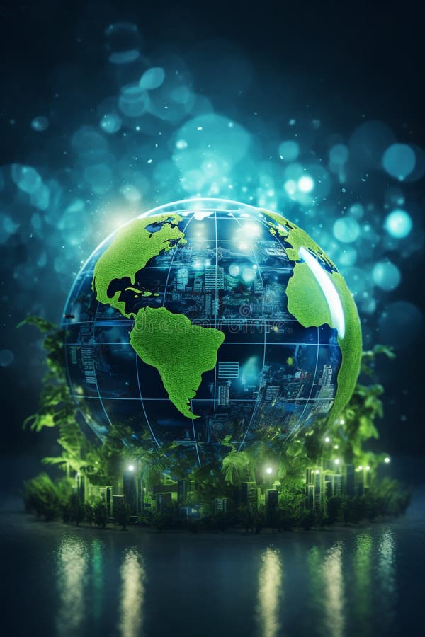 Sustainable Development Goal SDGs Concept Environmental Technology. Man ...