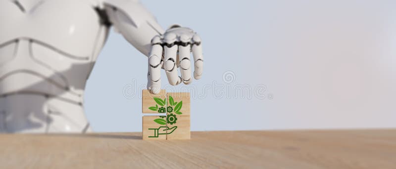Environmental Technology Concept. Using AI for Environmental ...