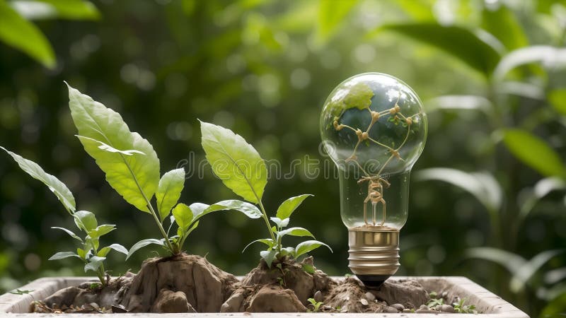 Environmental Technology and the Path To a Greener World Stock ...