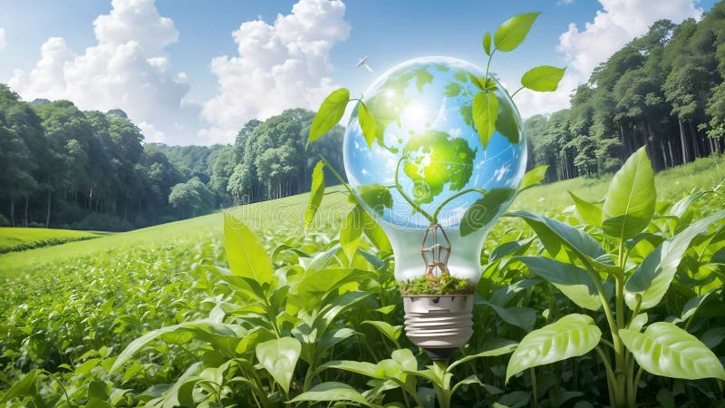 Environmental Technology and the Path To a Greener World Stock ...