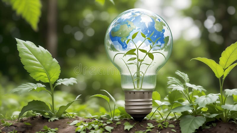 Environmental Technology and the Path To a Greener World Stock ...