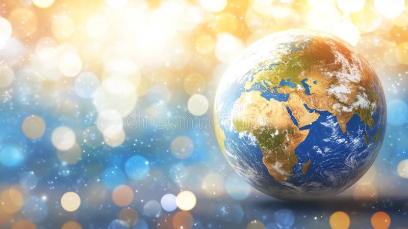 For Environmental Themes, the Image Features an Earth Globe Hovering in ...