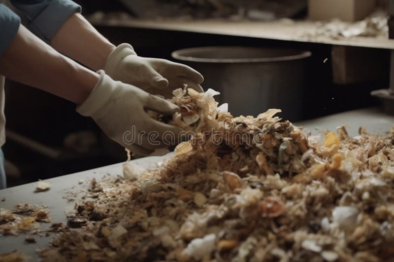 Environmental Waste Sorting Center. Ecological Recycling of Waste. Ai ...