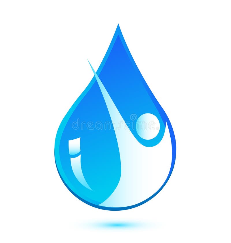 Environmental Water Rain Drop Icon Vector Stock Vector - Illustration ...