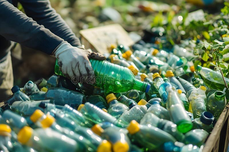 Environmentalist Promoting Waste Reduction through Recycling and ...