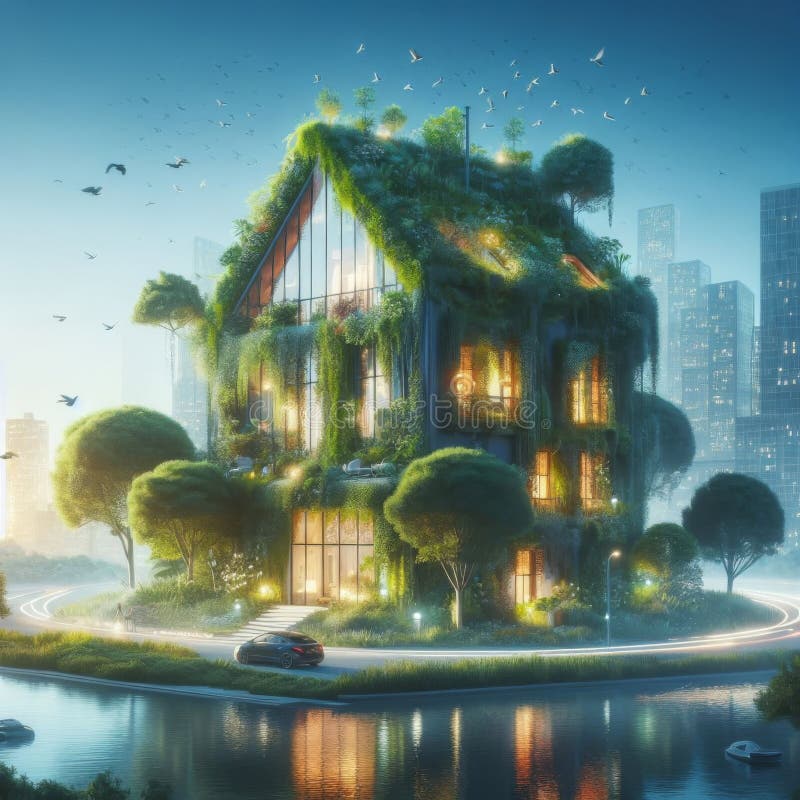 Envision a Future Where Homes Stand As Beacons of Sustainability, Their ...