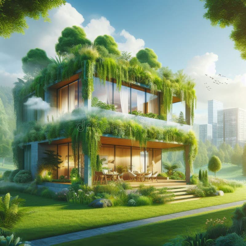 Envision a Future Where Homes Stand As Beacons of Sustainability, Their ...