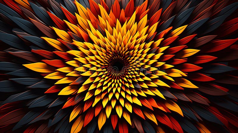 Optical Illusion, Visual Illusion, Bright Patterns with 3D Effect ...