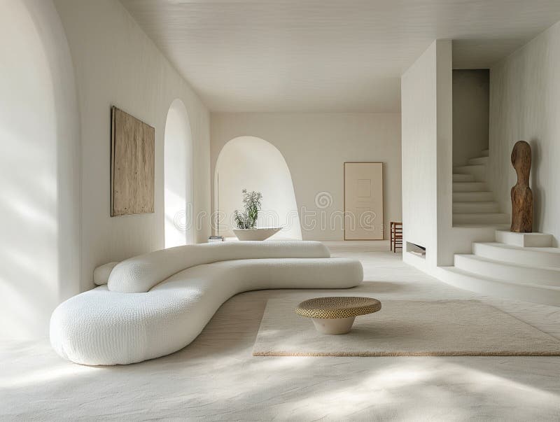 Envision a Room Suffused with Natural Light and Adorned with Minimalist ...