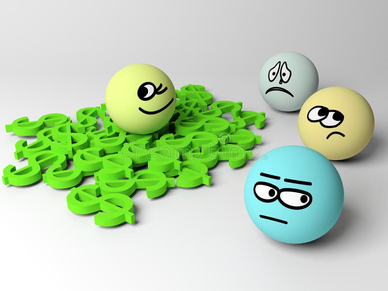 Envy stock illustration. Illustration of shape, money - 20550009