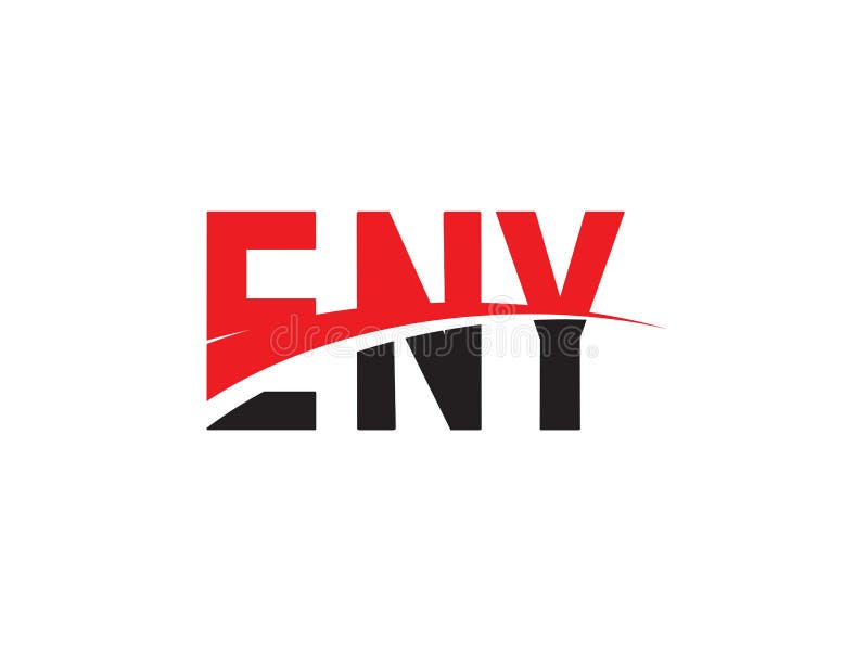 ENY Letter Initial Logo Design Vector Illustration Stock Vector ...