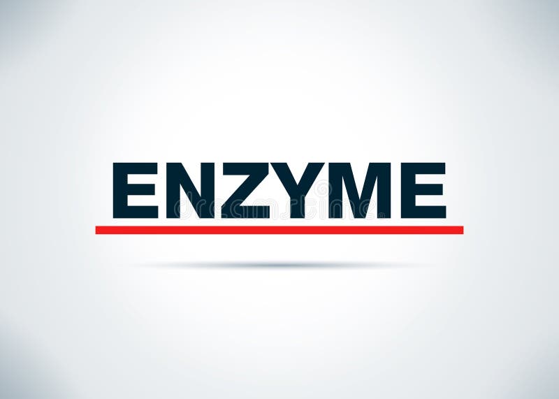 Enzyme Abstract Flat Background Design Illustration Stock Illustration ...