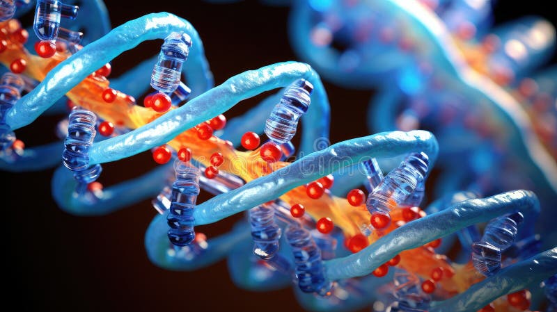 Enzyme dna helicase stock illustration. Illustration of structure ...