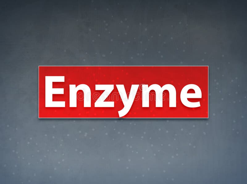 Enzyme Red Banner Abstract Background Stock Illustration - Illustration ...