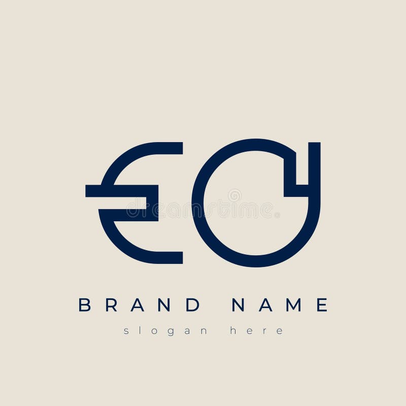 EO Alphabet Letter Icon Logo Stock Vector - Illustration of sign ...