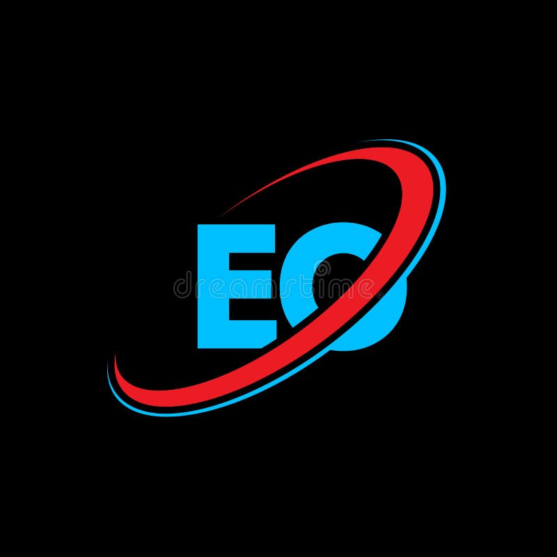 Eo Letter Vector Logo. E Letter Vector Logo Stock Vector - Illustration ...
