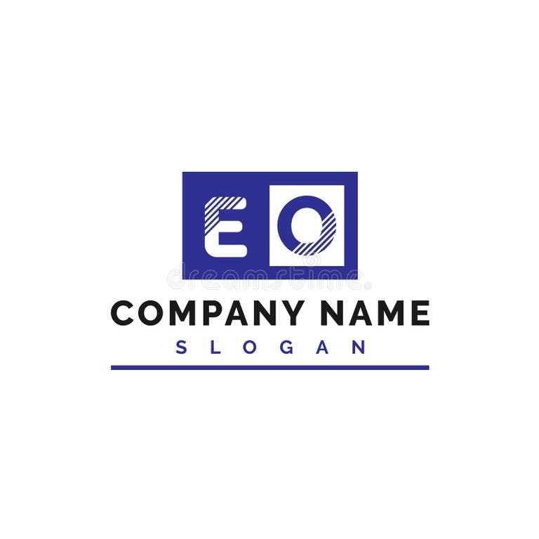 EO Logo Design. EO Letter Logo Vector Illustration - Vector Stock Vector - Illustration of ...
