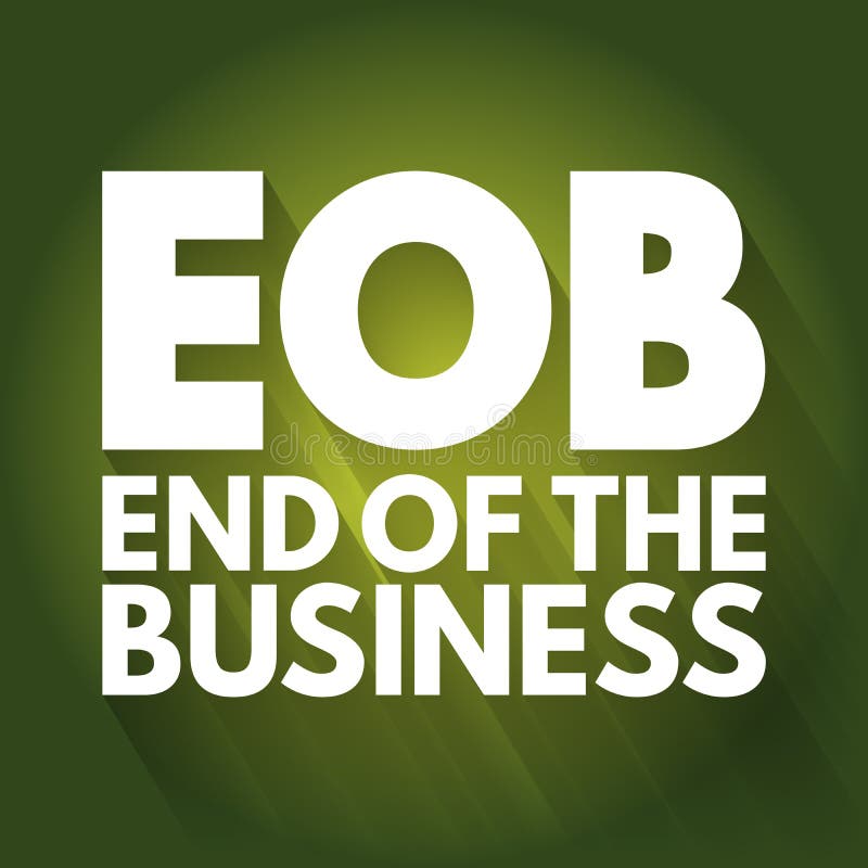 Eob Stock Illustrations – 69 Eob Stock Illustrations, Vectors & Clipart ...