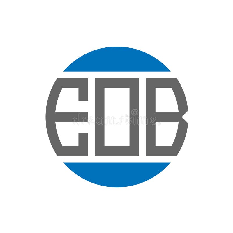 EOB Letter Logo Design on White Background. EOB Creative Initials ...