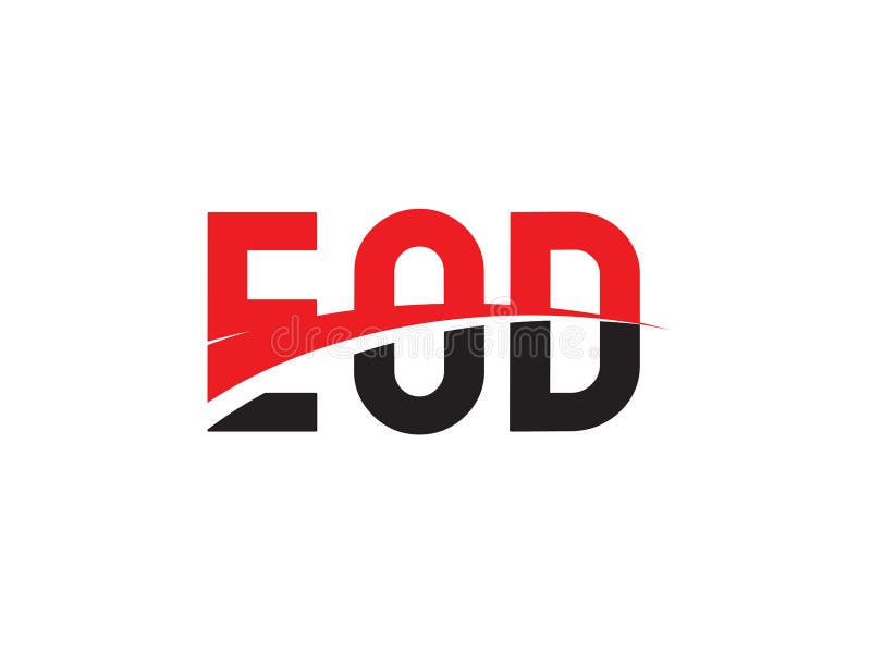 EOD Letter Initial Logo Design Vector Illustration Stock Vector ...