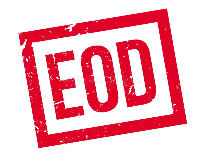 EOD rubber stamp stock vector. Illustration of boom, revolutionary ...