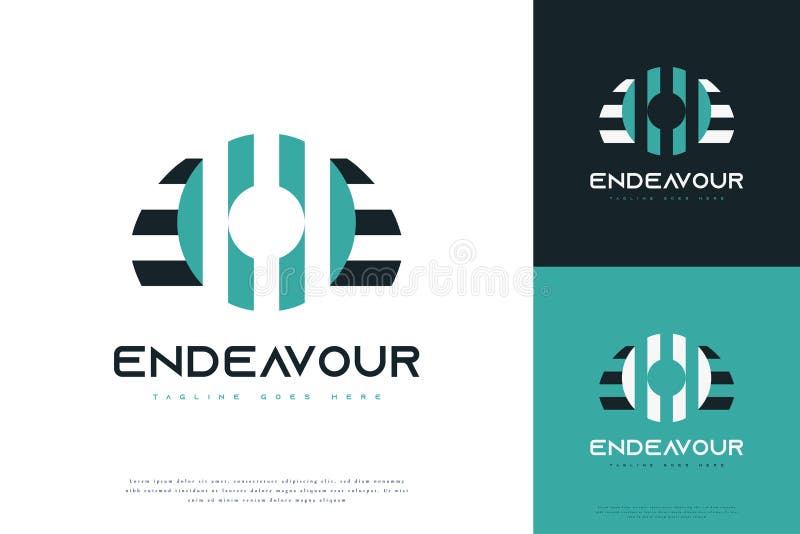 EOE Initial Logo Design Template. Abstract Initial Letters E, O and E ...