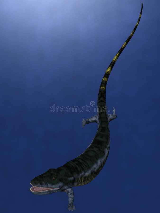 Eogyrinus Attheyi - 3D Dinosaur Stock Illustration - Illustration of ...