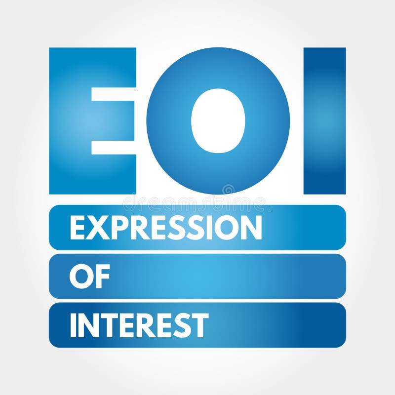 EOI - Expression of Interest Acronym, Business Concept Background Stock ... EOI - Expression of Interest Acronym, Business Concept Background Stock ...