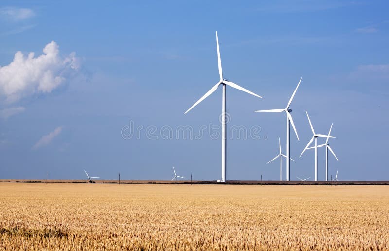Eolian generators stock photo. Image of environment, ground - 72990952