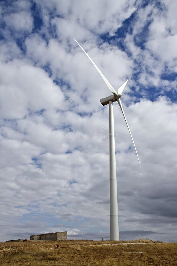 Eolic turbine stock photo. Image of field, power, natural - 21926500