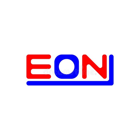 EON Letter Logo Creative Design with Vector Graphic, EON Stock Vector ...