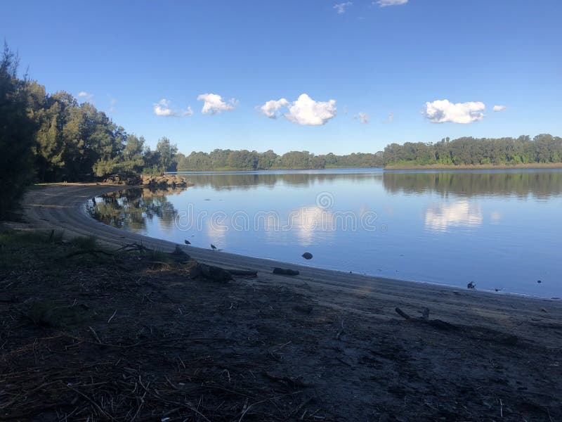 Eora Beach stock photo. Image of dusk, steps, lansvale - 250479906